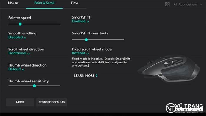Review chi tiết chuột không dây Logitech MX Master 3S | Vũ Trang Computer | Vũ Trang Computer